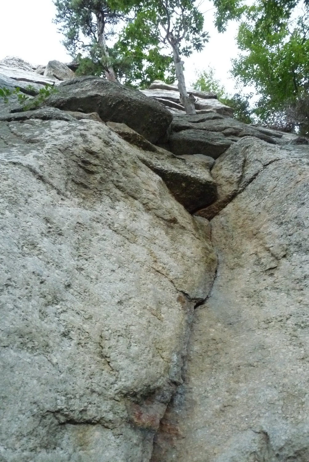 The base of Nice Crack Climb.