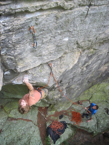 Rock Climbing in Rusty Ring Wall, South