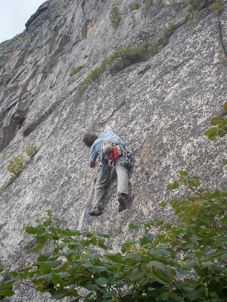 Rock Climb Meatgrinder, *Cannon Cliff