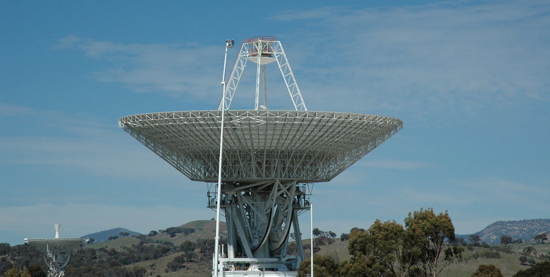 NASA Deep Space Station 43 at Tidbinbilla, Australia.