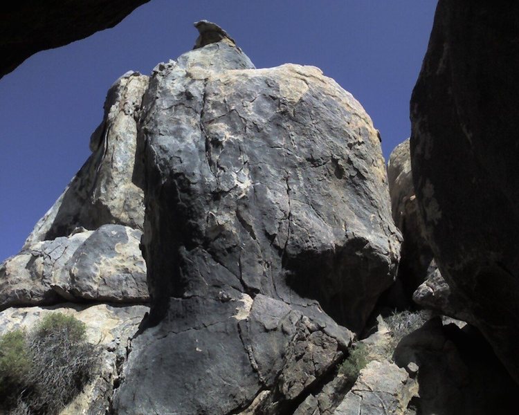 Rock Climbing in The Black Boulder, High Desert