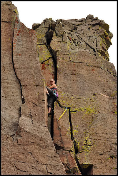 Rock Climb Monkey Bumps, South Central Utah