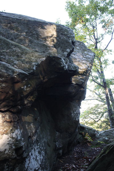 Climbing in Greenstone Trail Boulders, Central & Southern VA Region