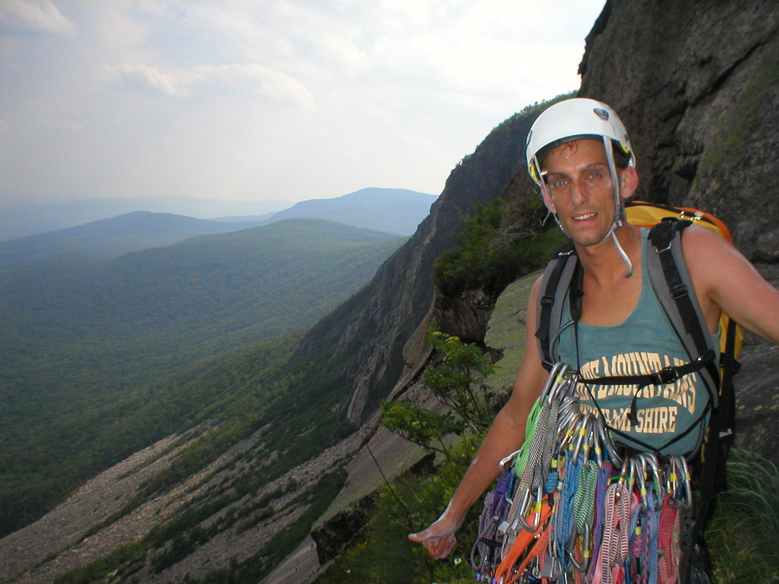 Sean Bowen, Below the Finger of Fate, looking twords the Whitney Gilman ...