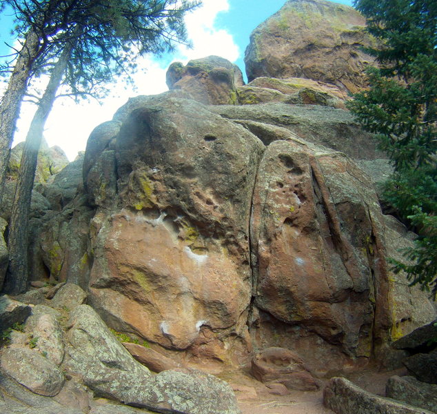 Bouldering in Bulging Wall, Boulder