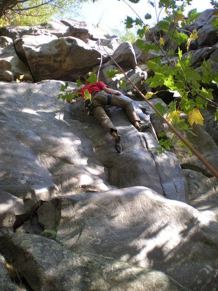 Rock Climb Waterfall Wall Project, Devil's Lake