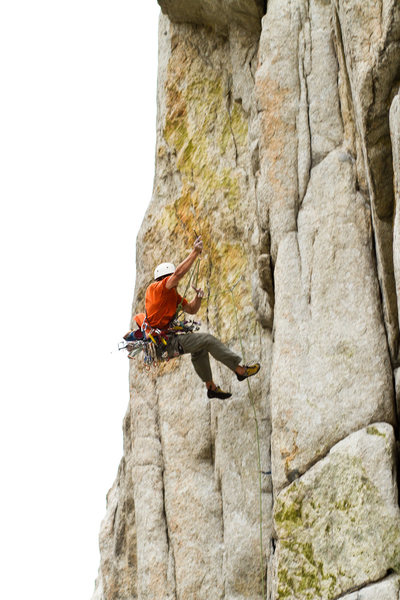 Rock Climb Equipment Overhang, Little Cottonwood Canyon