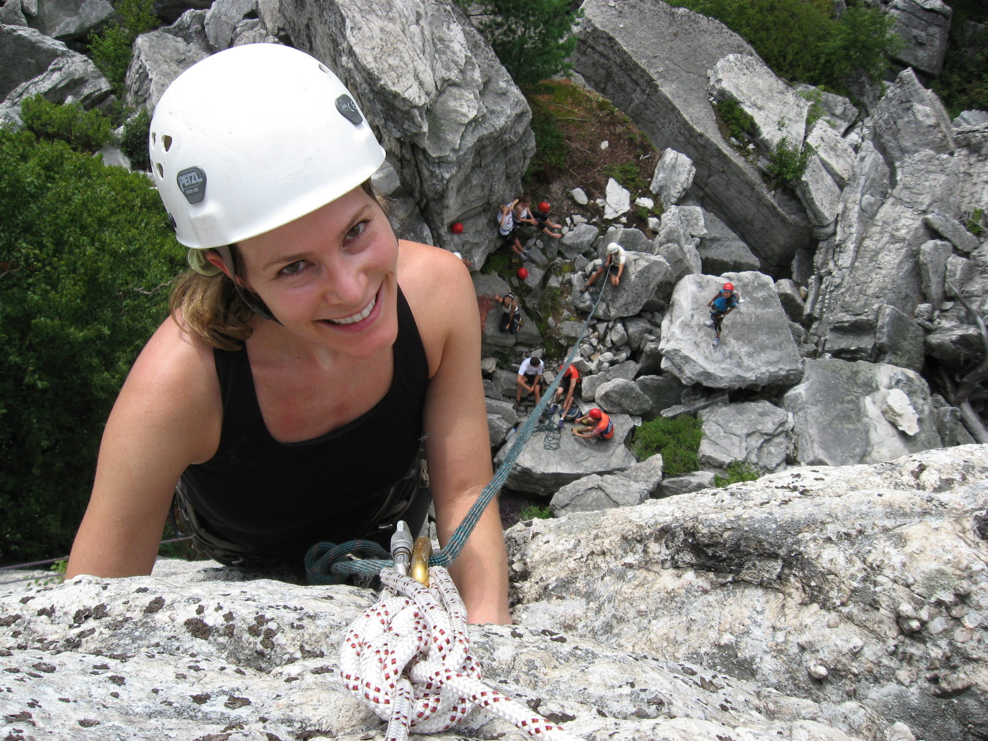 Great day in the Gunks with friends
