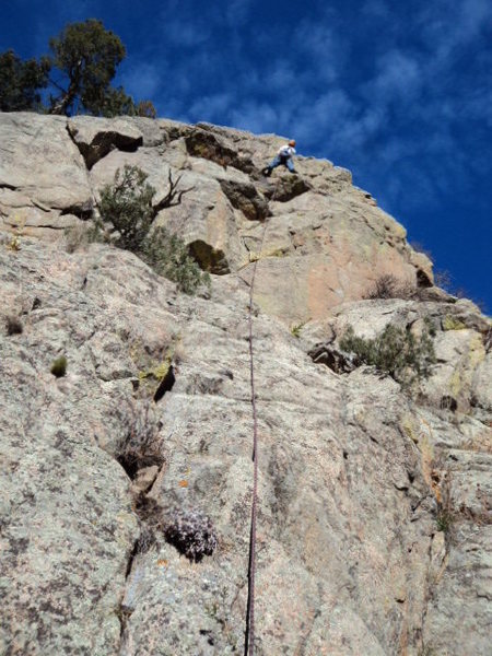 Rock Climb Release the Kraken, Boulder Canyon