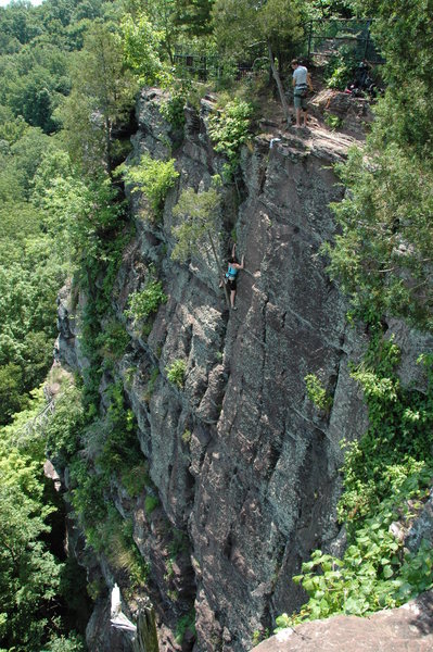 Rock Climbing in Ralph Stover State Park (High Rocks), Southeastern ...