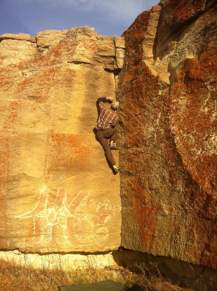 Climb Hunchback Layback, West Idaho