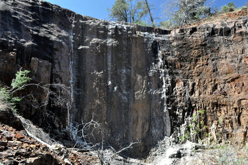 Rock Climbing in Sierra Ancha Mountains, Central Arizona