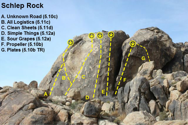 Rock Climbing in Schlep Rock, High Desert