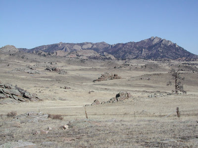 Rock Climbing in Kennedy Ranch Rocks, Laramie Range