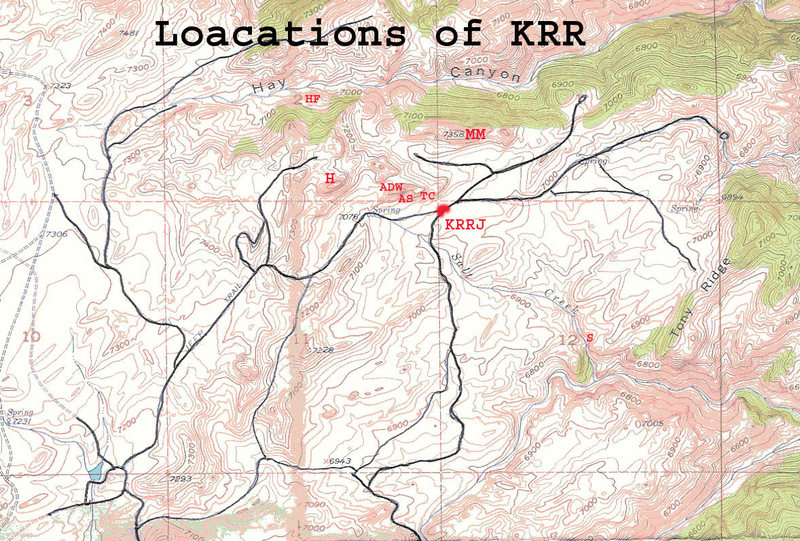 Rock Climbing in Kennedy Ranch Rocks, Laramie Range