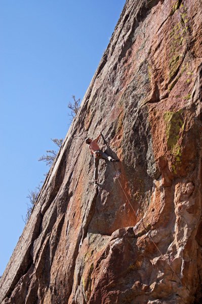 Rock Climb Slipstream, Northern Arizona
