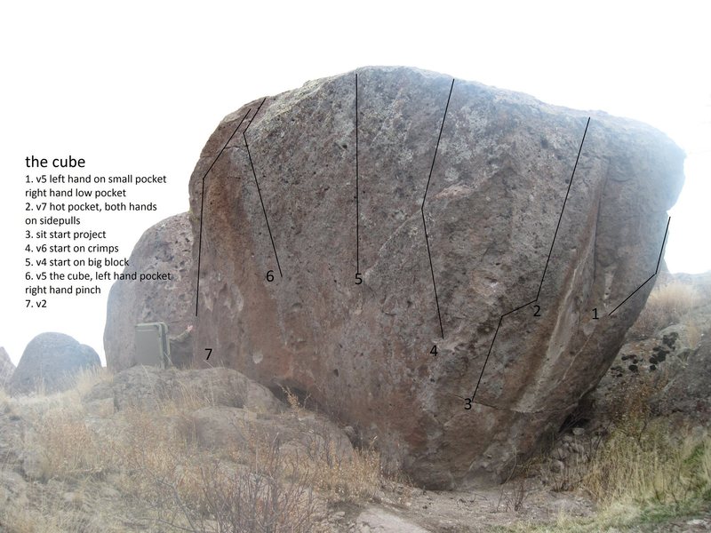 Climb the cube, Central Utah