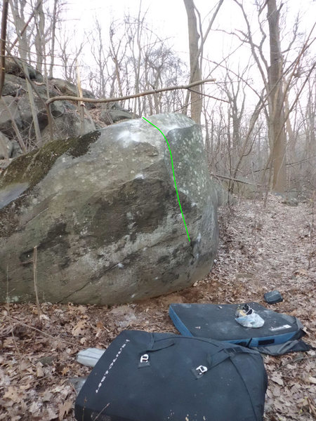 Bouldering in "Trailside Project", South Central PA