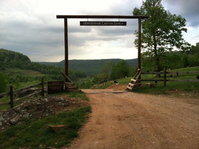 Climbing in Horseshoe Canyon Ranch, North-Central Arkansas