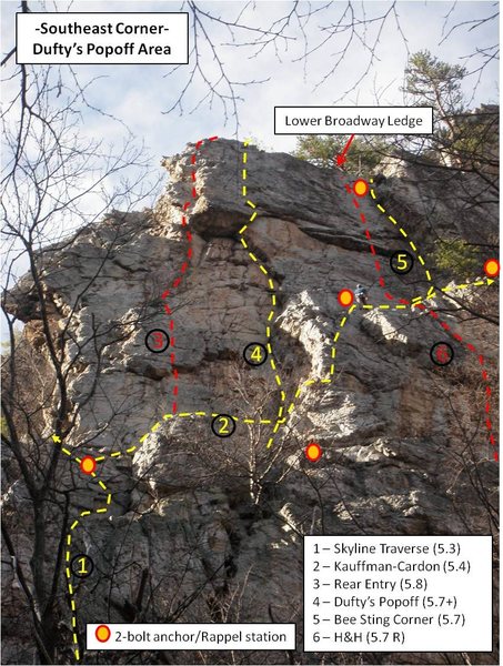 Rock Climbing in Southeast Corner, Seneca Rocks
