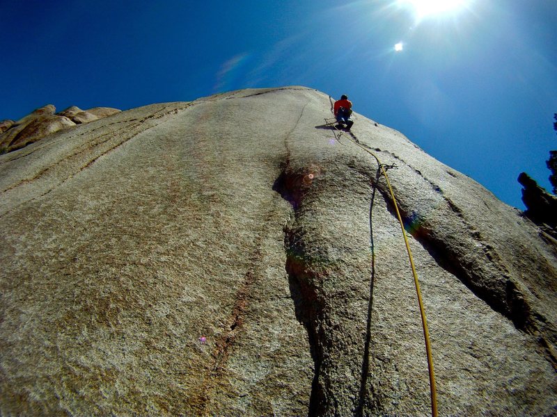 Rock Climbing in Snake Dike Wall, West Desert