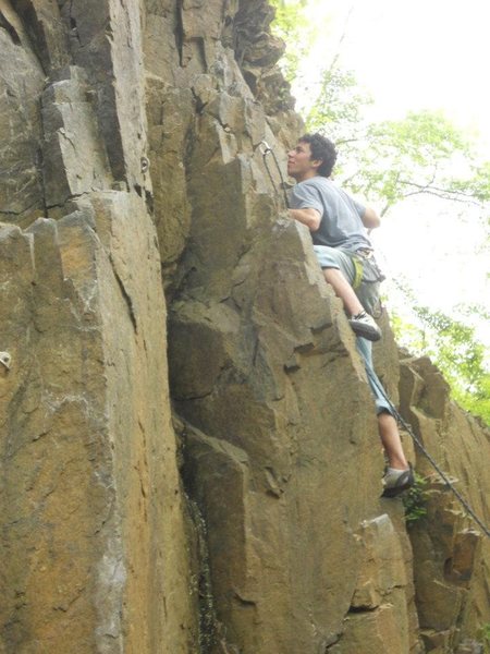 Rock Climb Bottom Feeder, Birdsboro Quarry