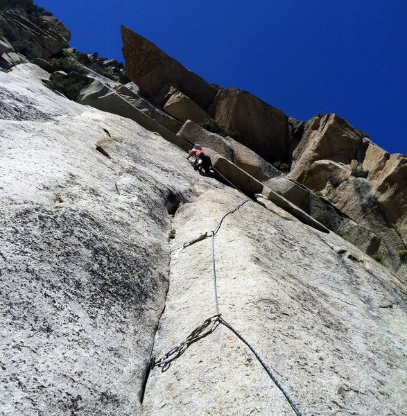 Anne cruising through fun liebacking on Pitch 3.
