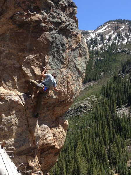 Rock Climbing in Bulldog Balcony, Independence Pass