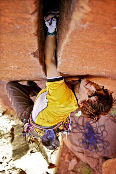 Getting established over the roof. Such a rad crack! Photo by Jacob Buckner