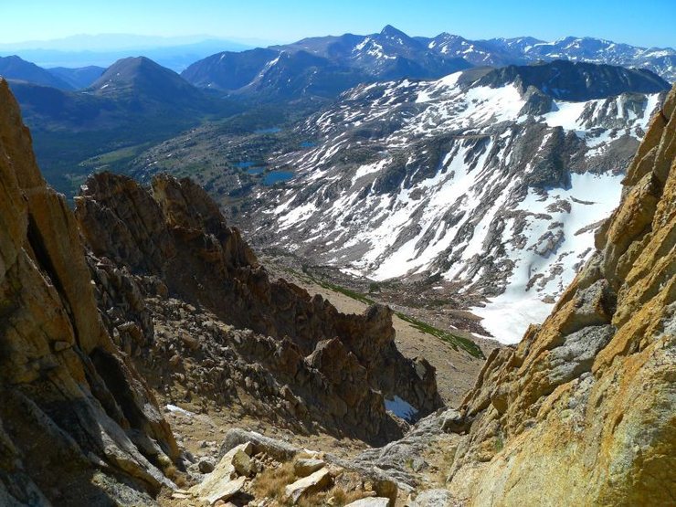 nearing the summit plateau