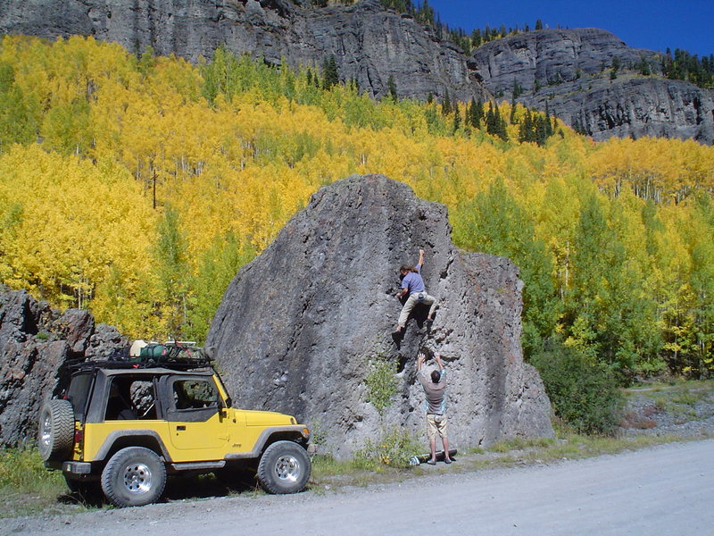 Rock Climbing in Camp Bird Mine Rd/Mountain Rescue Cache Crag, Ouray ...