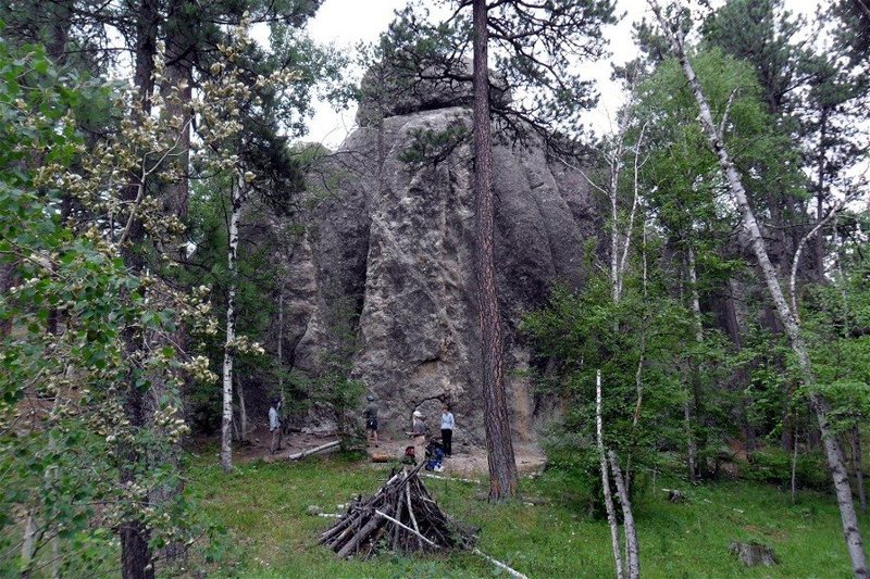 Rock Climbing in Bull Rock, The Needles Of Rushmore