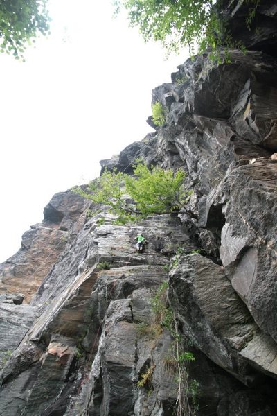 Rock Climbing in Summit Cliff (The Highlands), *Rumney