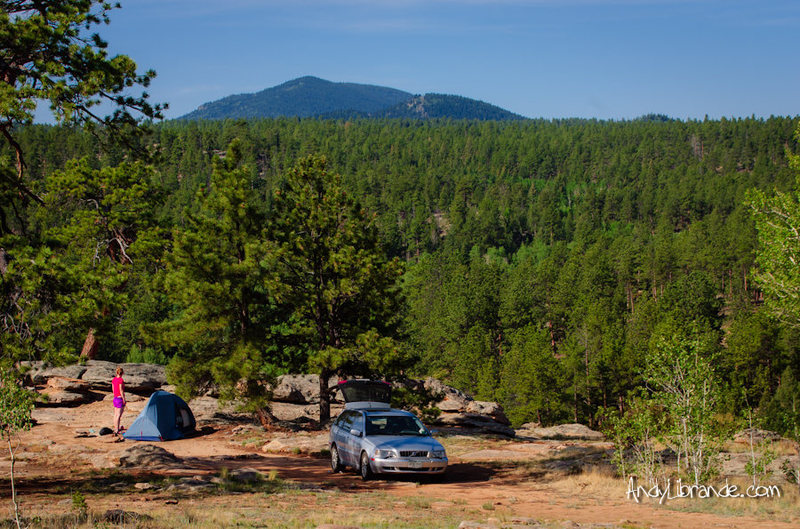 Free Camping on Wagon Tongue Gulch RD at Elevenmile Canyon. July 2012 ...
