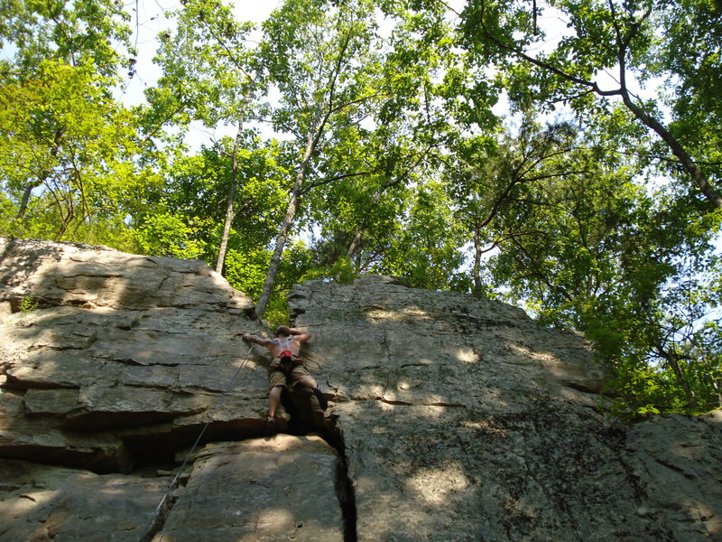 Rock Climb Refrigerator Crack, Lost Wall