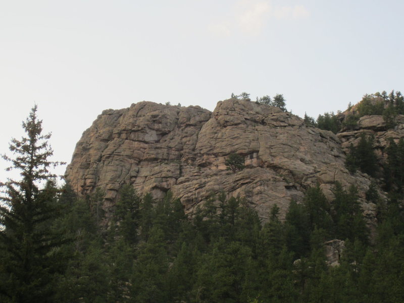 Rock Climbing in Springer Gulch Wall, South Platte