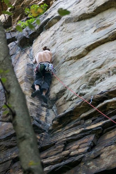Rock Climb Layback and Enjoy It, The New River Gorge