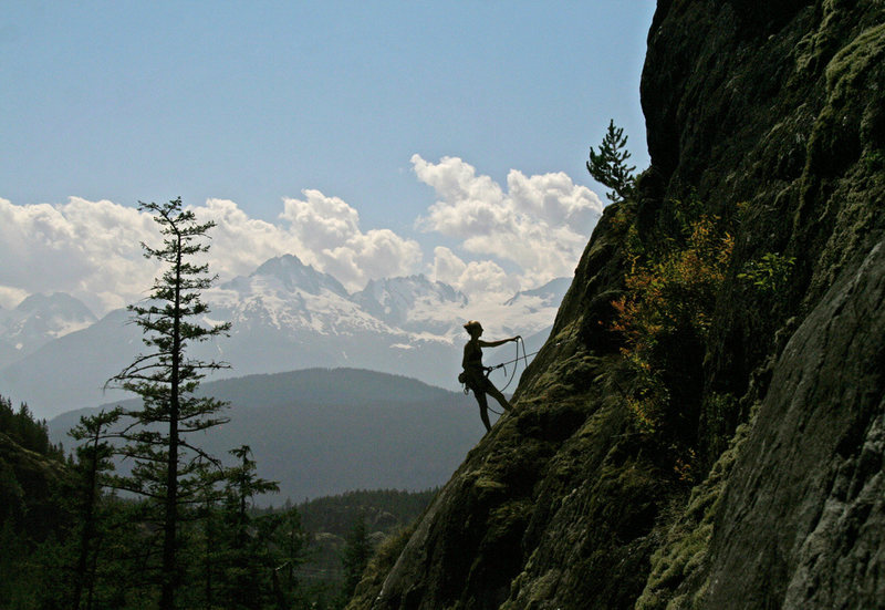 Looking from Charlotte's Web toward Tantalus Range