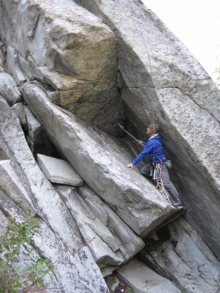 Rock Climb A Pinch of Salt, Little Cottonwood Canyon