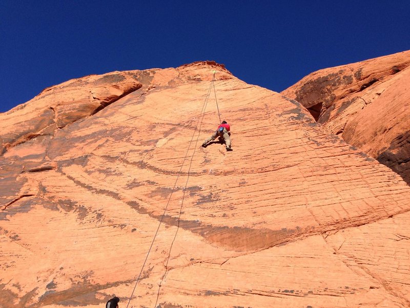 Rock Climb Victoria's Secret, Red Rocks
