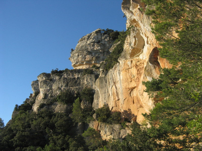 Rock Climbing in La Mussara, Spain