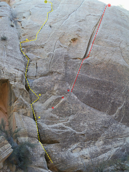 Rock Climbing in Round Valley Draw, South Central Utah