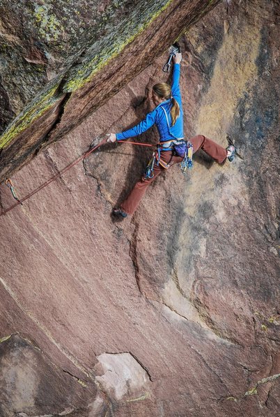 Rock Climb Doric Dihedral, Flatirons