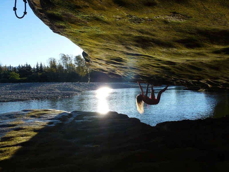 Acid Test, the V1(?)boulder problem. Supposedly the first person to try ...