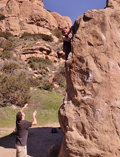 Rock Climb West Arete, Los Angeles Basin