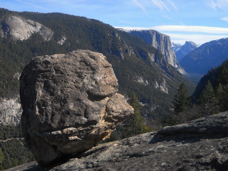Climbing in Turtleback Dome, Yosemite National Park