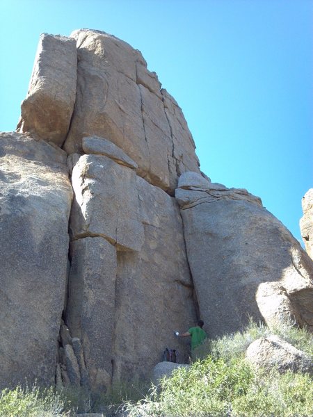 Rock Climbing in Little Granite Mountain, Central Arizona