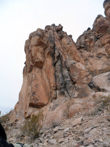 Rock Climbing in First Pillar, Organ Mountains