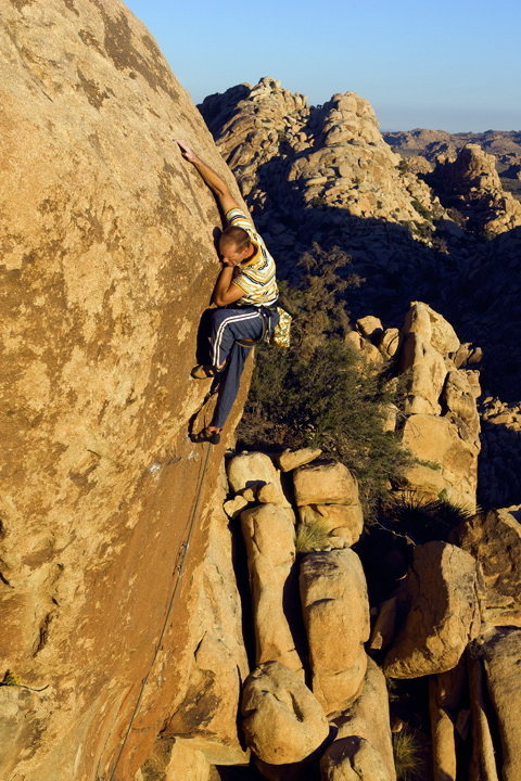 Shot of first ascent. Photo by Greg Epperson