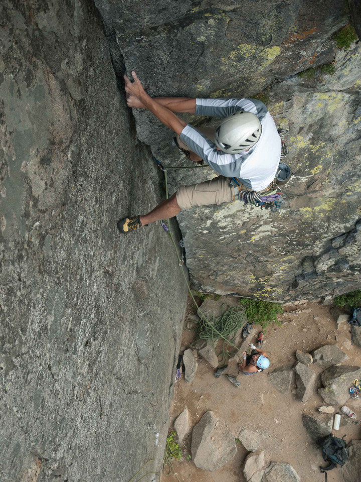 Phase 1 of Damnation Crack. Pumpy and slick laybacking, stemming and ...